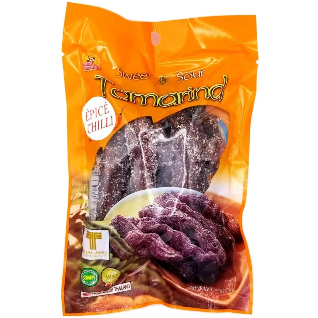 Sweet and Sour spicy Tamarind Candy -150g - Thailand - 1pack