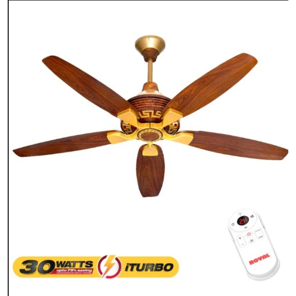 Royal Monarch Inverter BLDC Ceiling fan with RF Remote, i-turbo ...