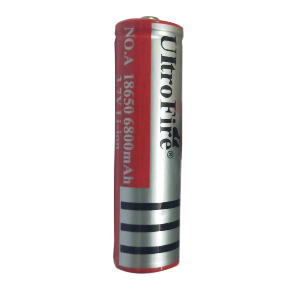 18650 Li-Ion 6800Mah Capacity 3.7V Rechargeable Battery For Led Torch ...