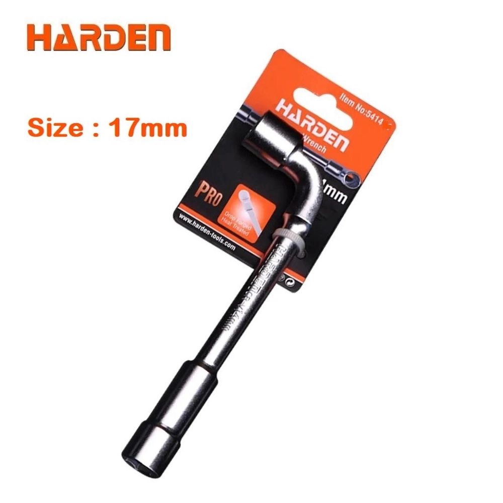 Harden 17mm L-Type Socket Wrench L-angled Hex Socket Spanner Double ...