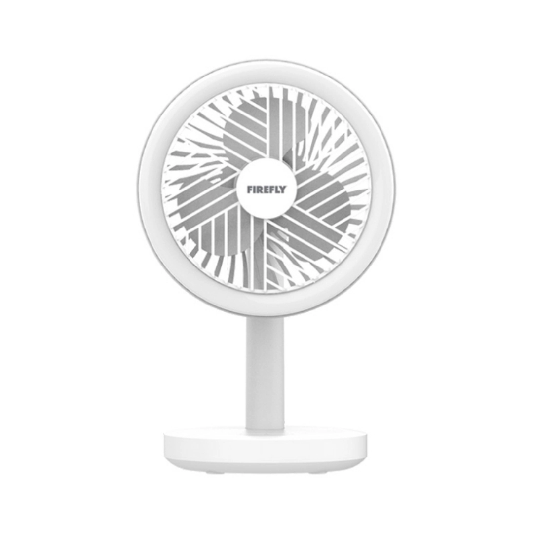 Premium Portable Ac /Dc With Light Rechargeable Mini Table Fan