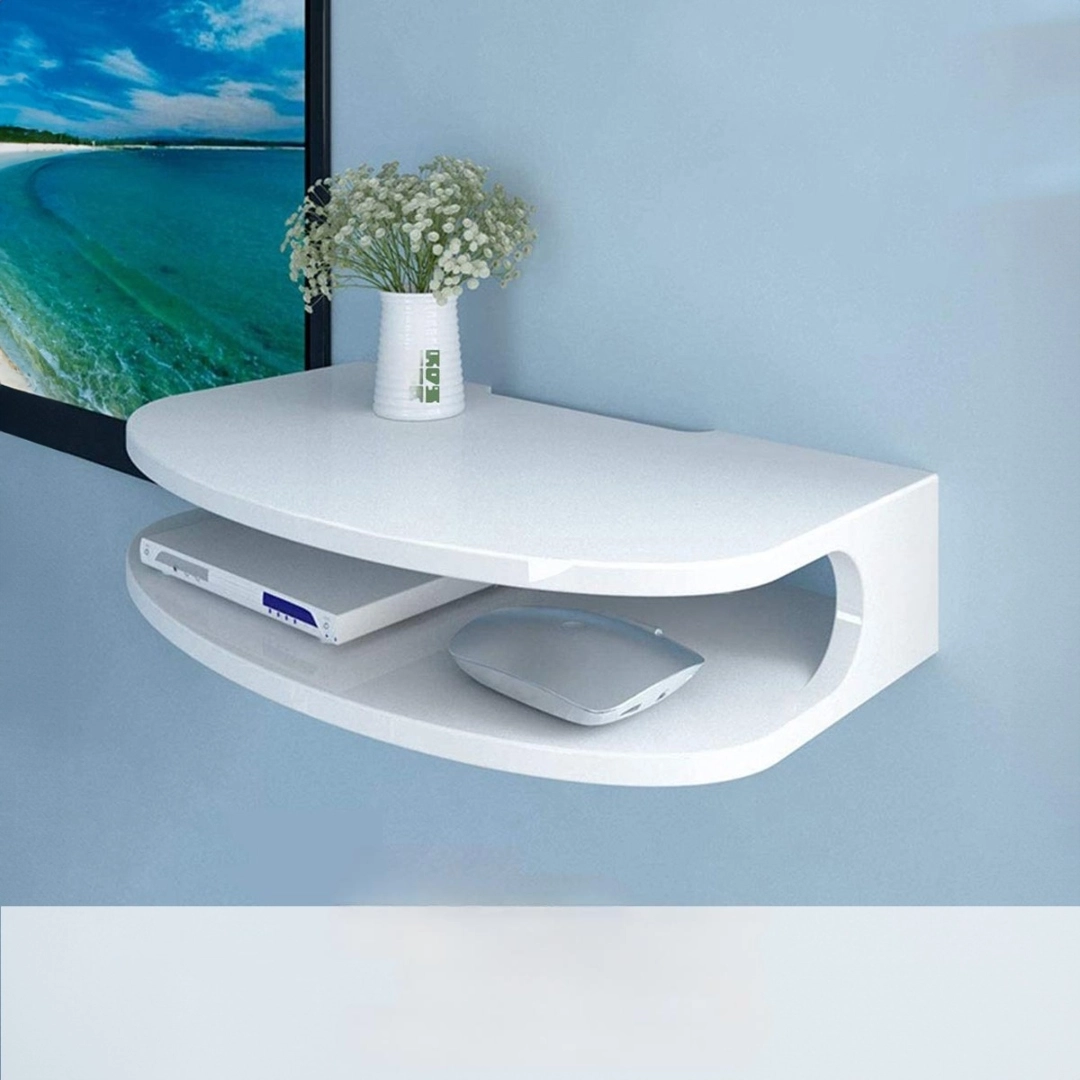 Router Shelf Wall Mounted Wifi Router shelf Height 05 Inch Width 13 ...