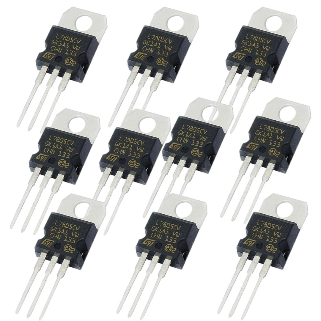 L7805 Three Terminal Positive Regulators Provide 5V Fixed Output- 10pcs ...