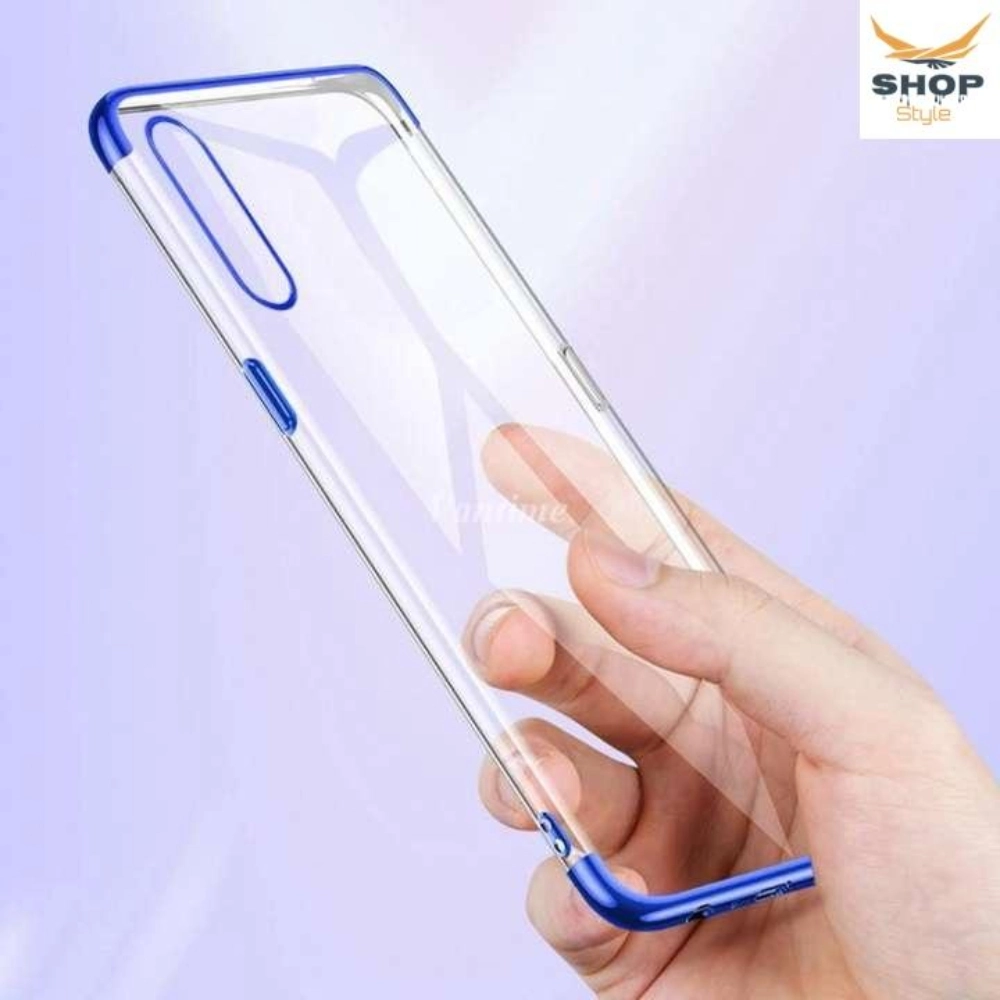 Samsung Galaxy A30s - Clear Laser Plating Transparent Soft Ultra Thin ...