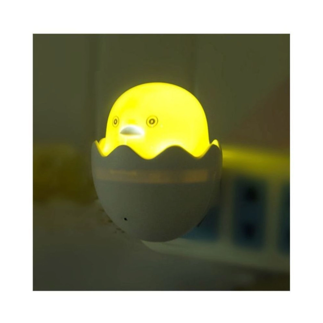 yellow duck with egg shape led night light - Table Lamp