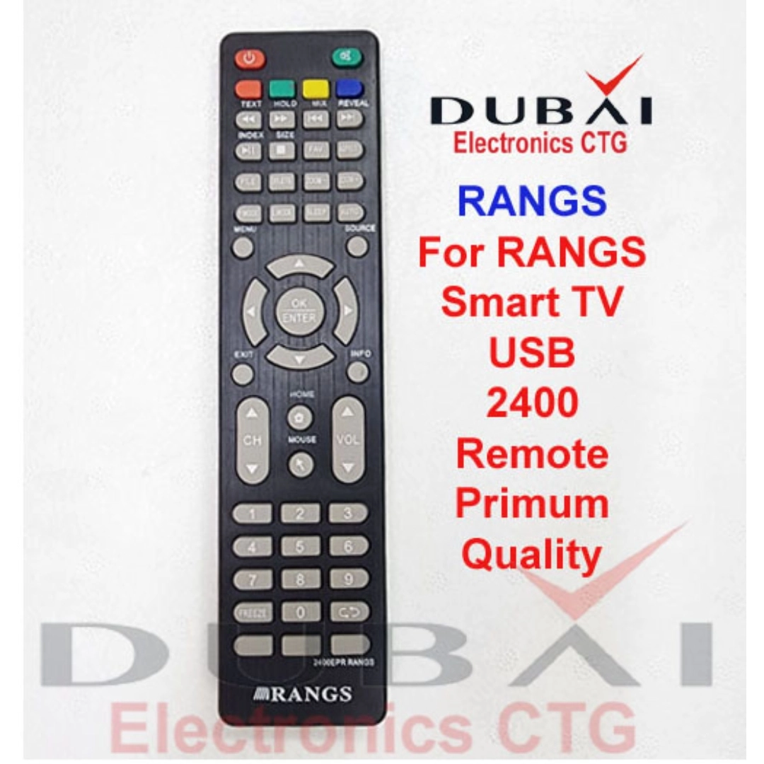 Remote Control For Rangs (2400) Smart Led Tv Remote Control