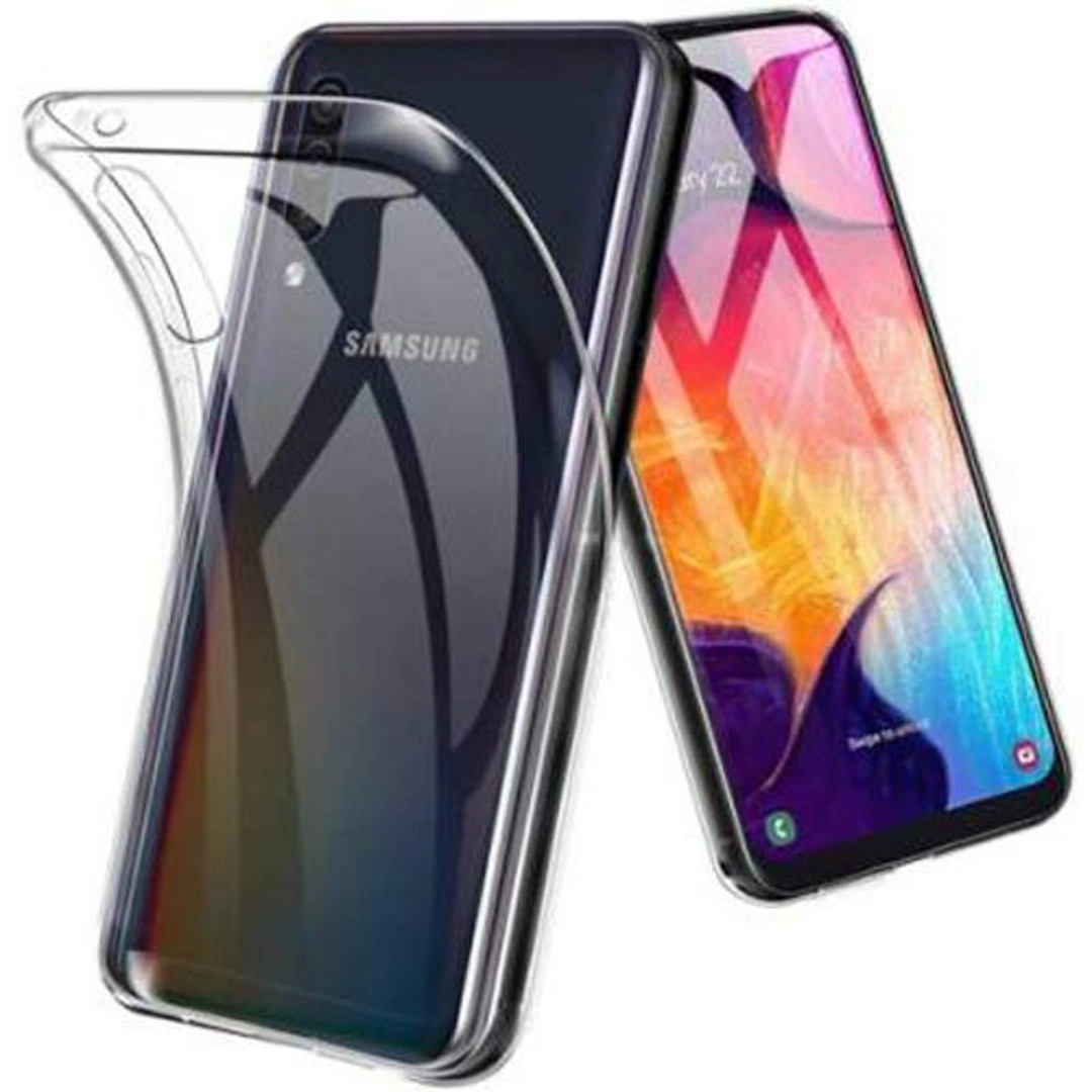 Samsung Galaxy A30S Prime Flexible Clear Transparent Soft TPU Back Cover"