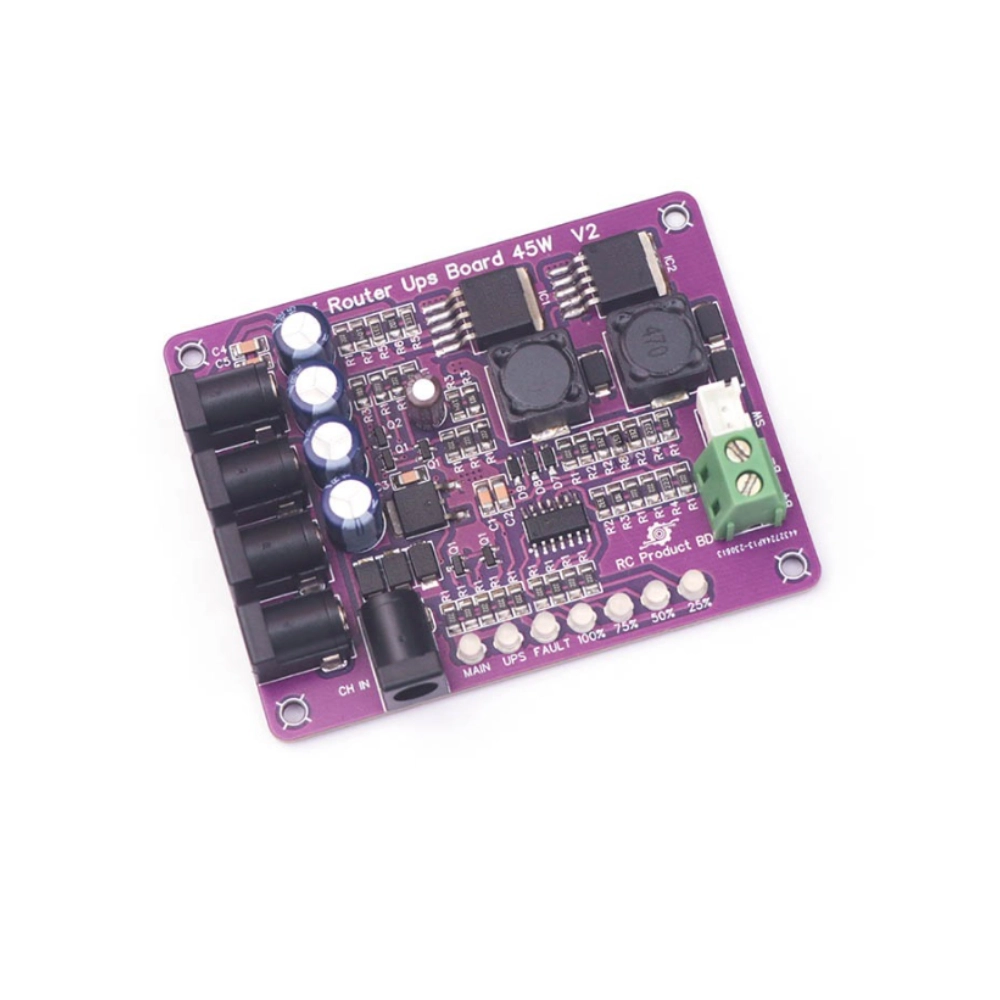 Mini UPS Circuit For Router And Onu Circuit Board 40W V2.6