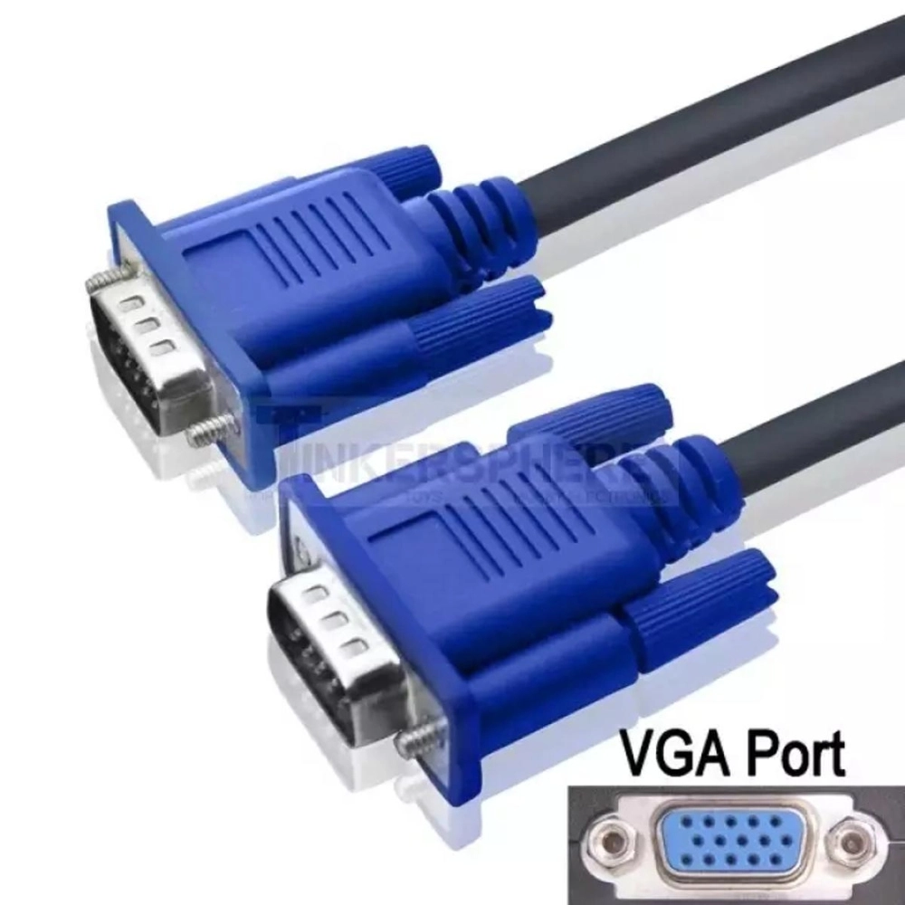 1.5M VGA to VGA Standard 15-Pin Cable