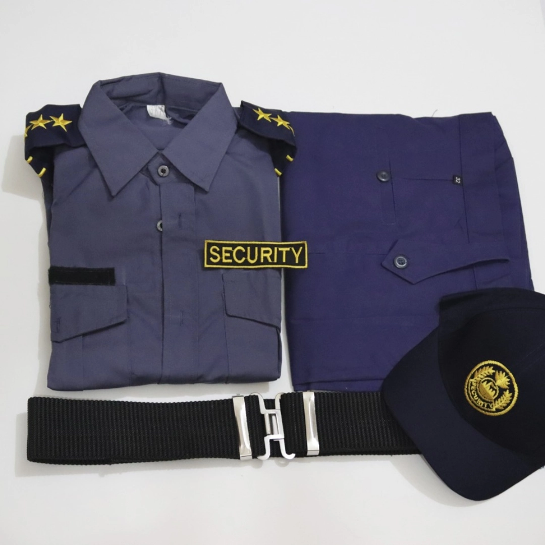 Guard Uniform Full Set - Security Dress Pant Shirt, With Cap Belt Bach ...