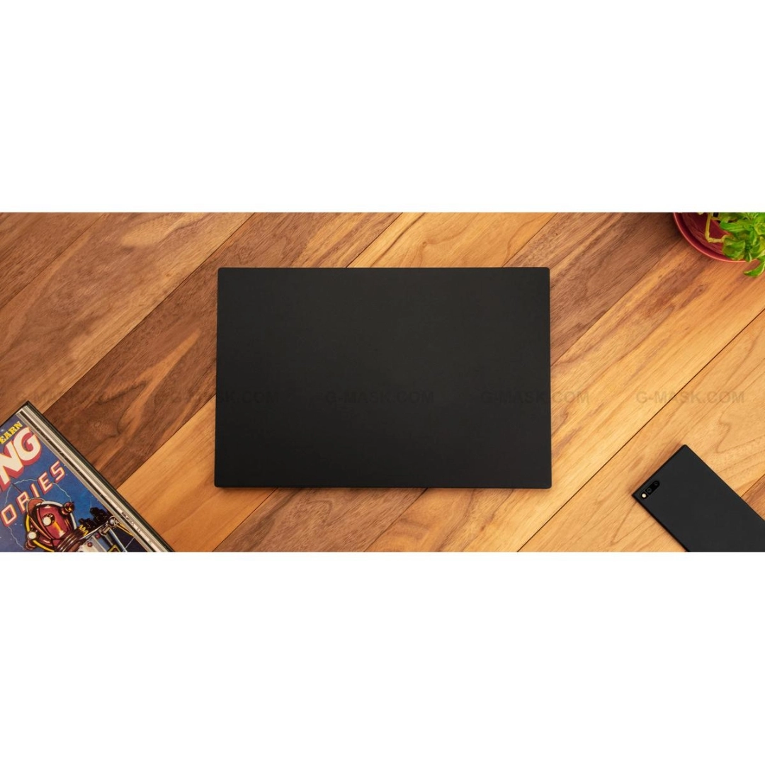 Matte Black Laptop Sticker Pro
