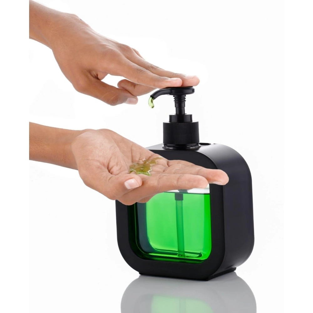 CleanWave Plastic Liquid Dispenser Bottle for Soap, Lotion, and Shower ...