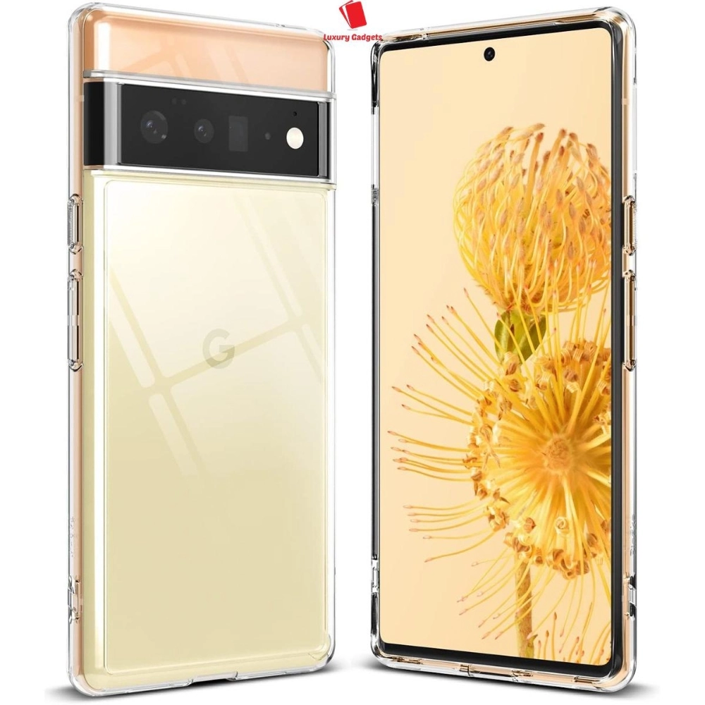 Transparent TPU Cases For Pixel 6 Flexible Rubber Material Shockproof ...