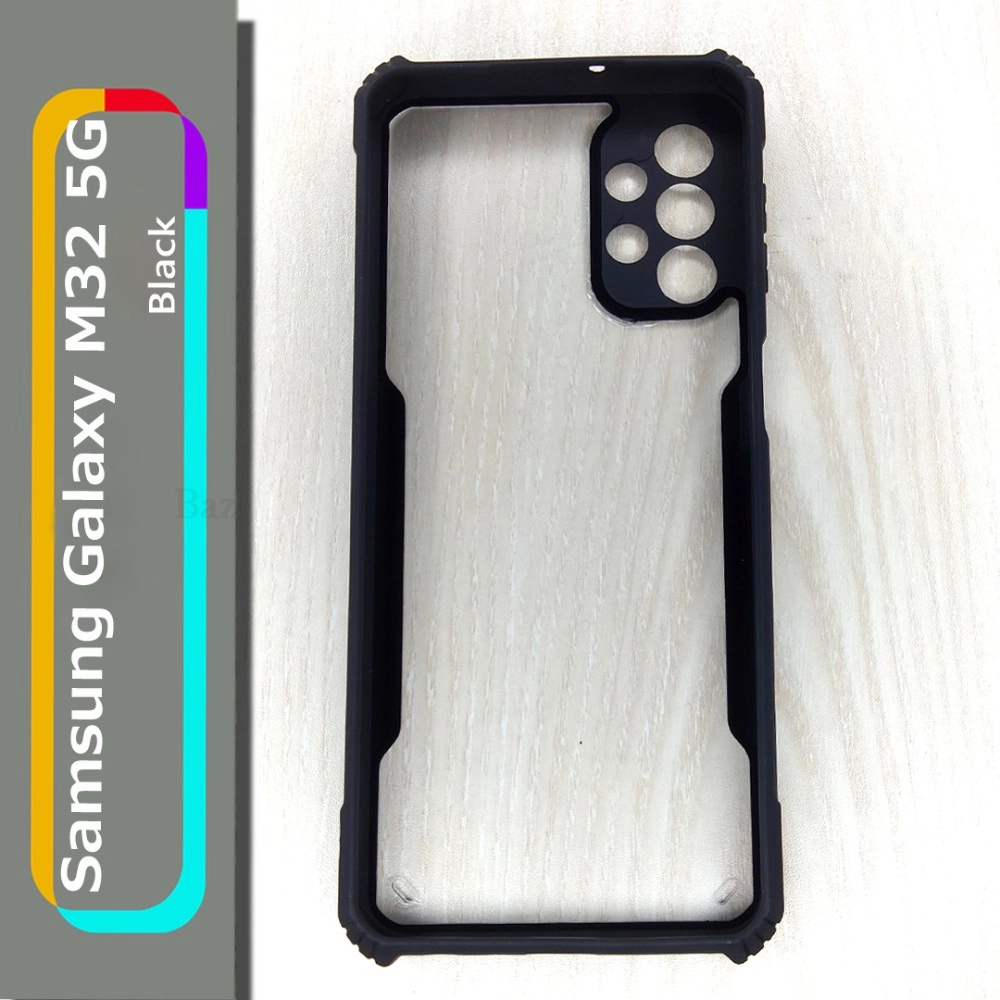 For Samsung Galaxy M32 5G - Transparent Silica Gel Matte ShockProof ...