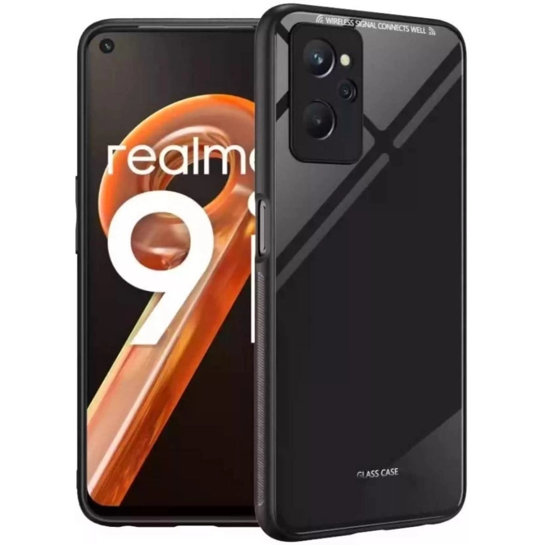 Realme 9i 4g Luxurious Glass Case Back Cover - Phone Back Cover
