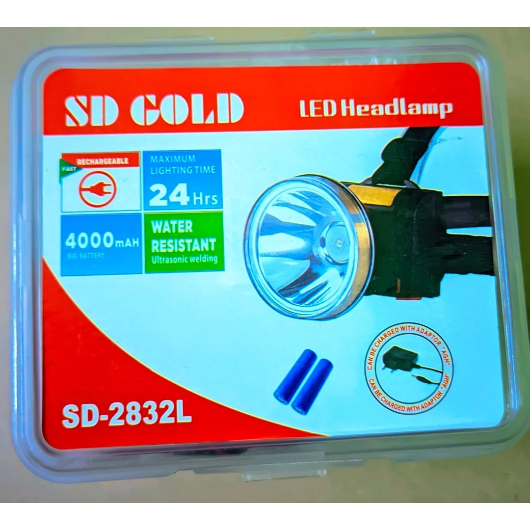 Ultra Slim LED Rechargeable Headlamp Waterproof Design | Buy All