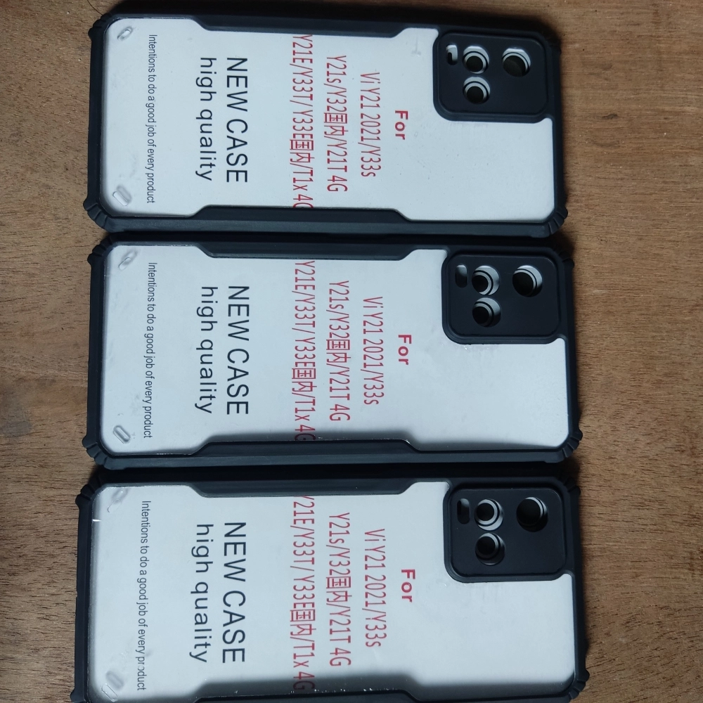 Shockproof bumper mobile back cover for vivo y21