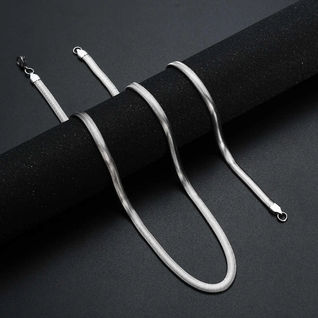 Stainless steel Snake Chain Necklace For Men Silver Snake Necklace