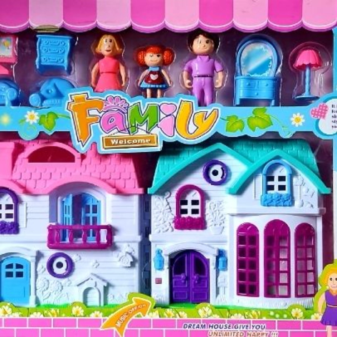 Big Size Family Doll For Kids House Barbie doll house