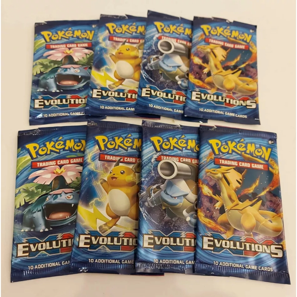 Pokemon Xy Evolutions Booster Card Pack Lot - 20PCS