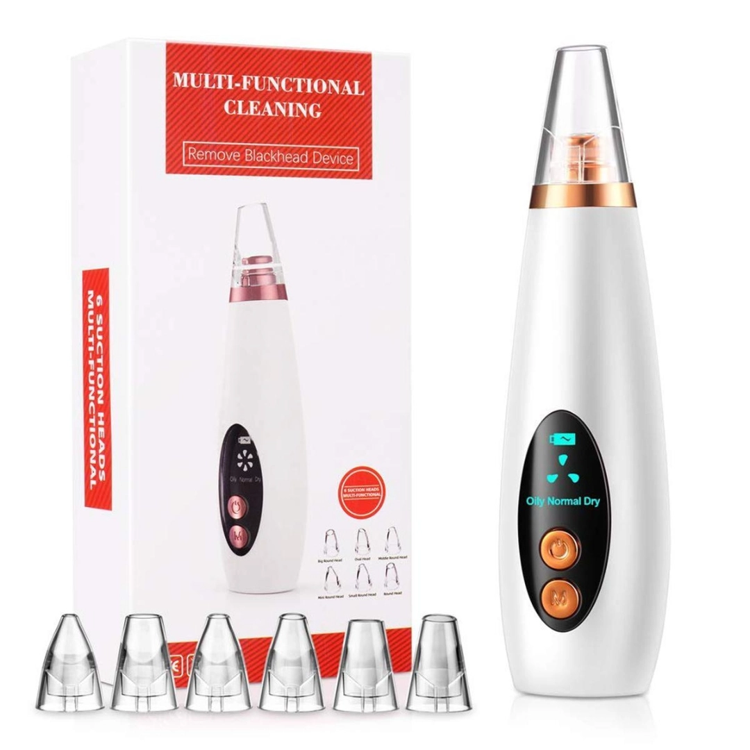 Vacuum Suction Blackhead Remover Kit, Facial Pore Cleanser Electric ...