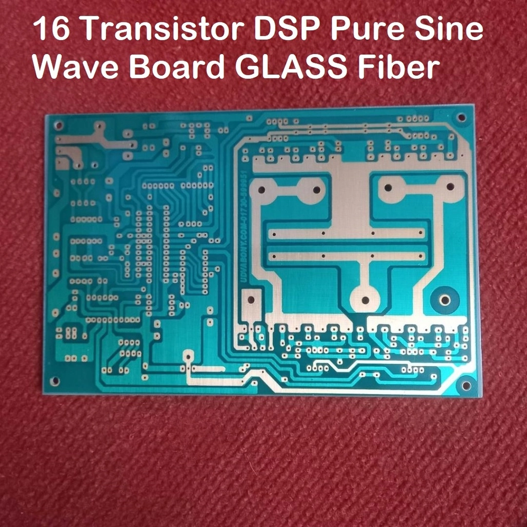 BANGLADESHI GLASS Fiber Copper Clad PCB DSP Pure Sine Wave Board 16 ...