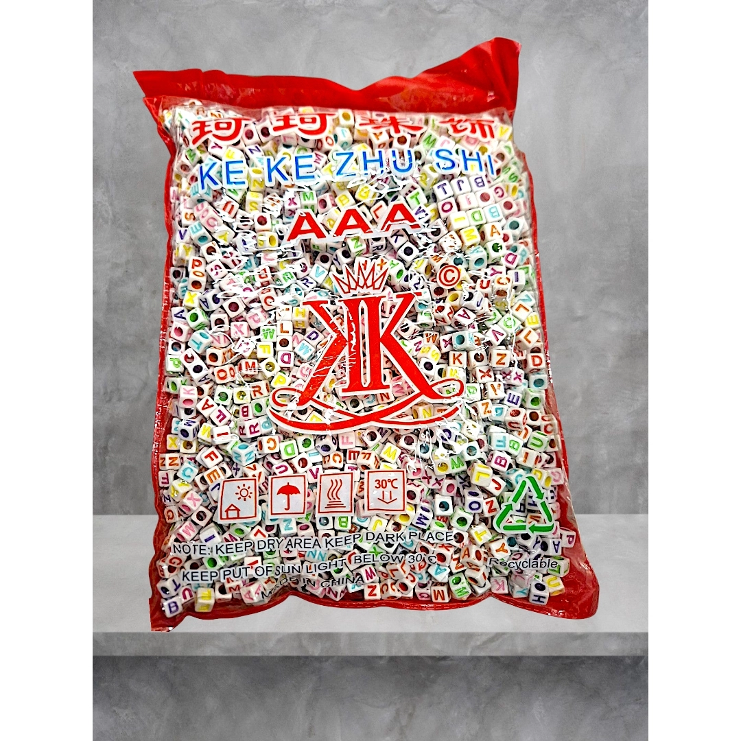 English Alphabet for resin and art work 1000pcs packet colourfull ...