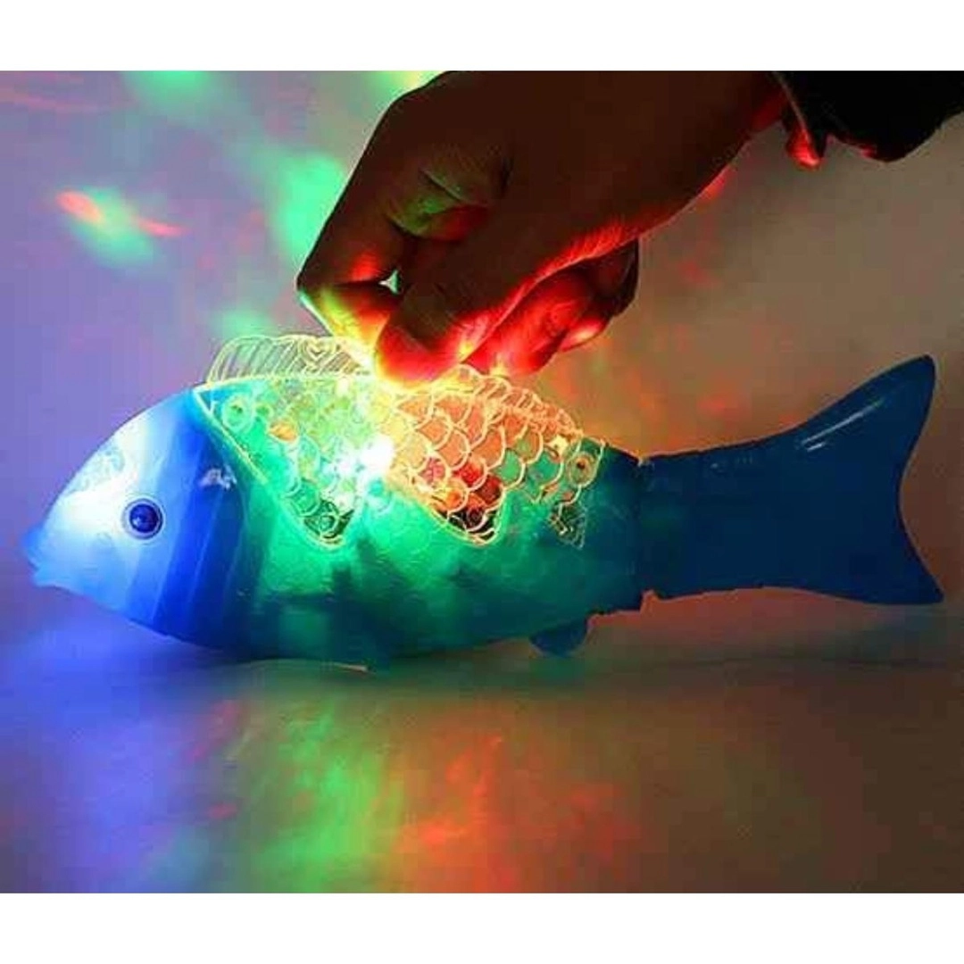 Electric Moving Fish Toys With 3D Light & Music Projections Electric ...