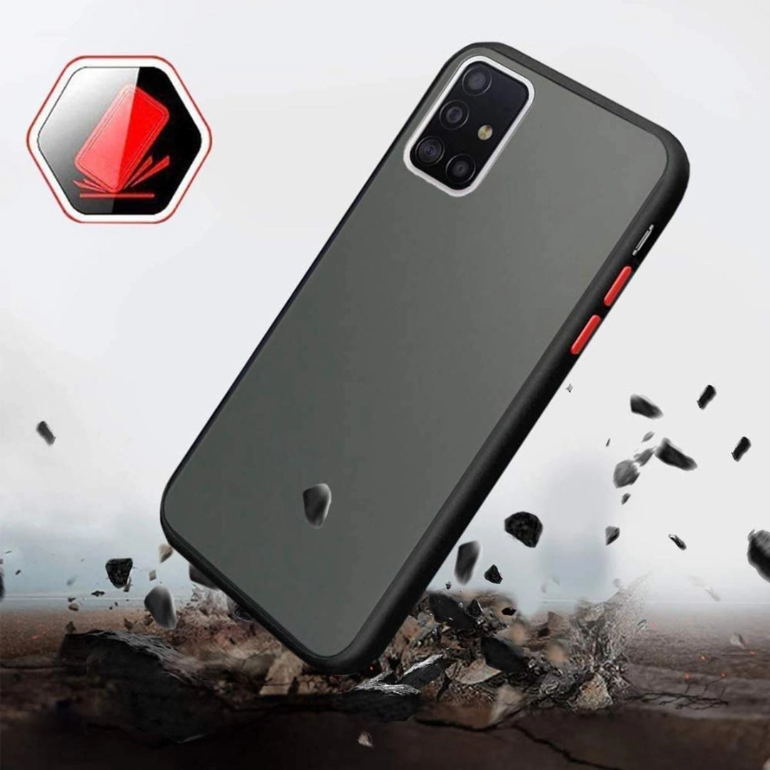 Samsung Galaxy A71 Translucent Hard Matte Case with Soft Edges ...