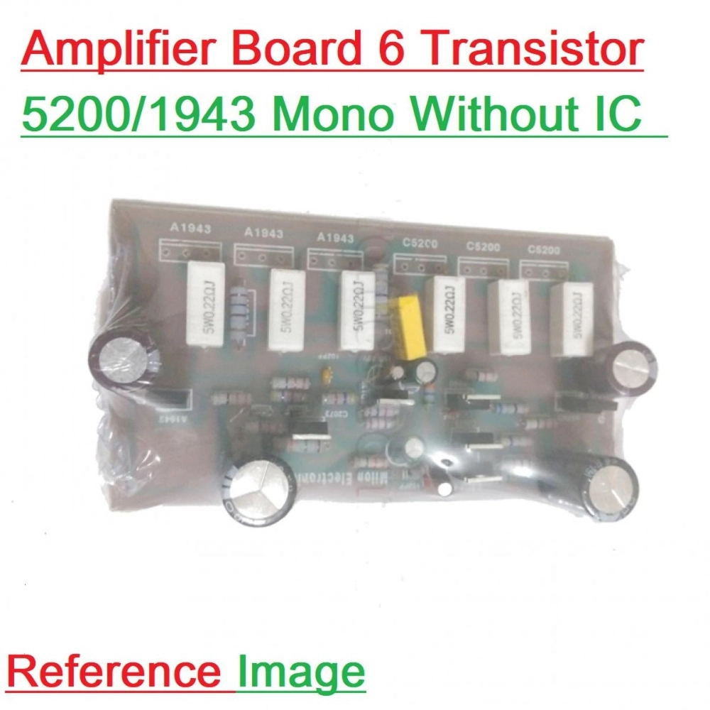 6 Transistors Amplifier Circuit Board For 5200 & 1943 IC Mono ...