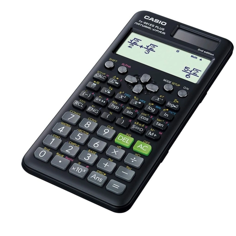 Scientific Calculator FX-991ES Plus Solar and Battery Powered 2nd Edition