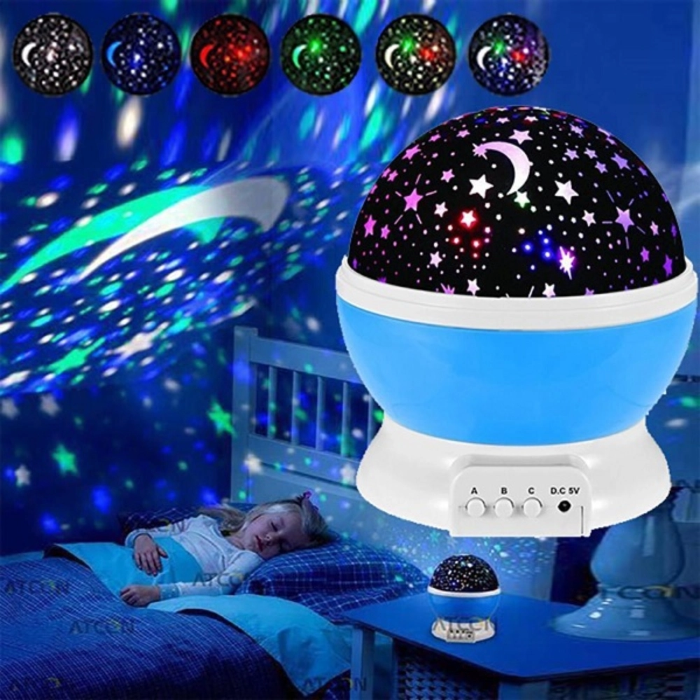 Star Master Rotating Starry Sky Light,Colorful Night Lights Projector Children Kids Baby Sleep ...