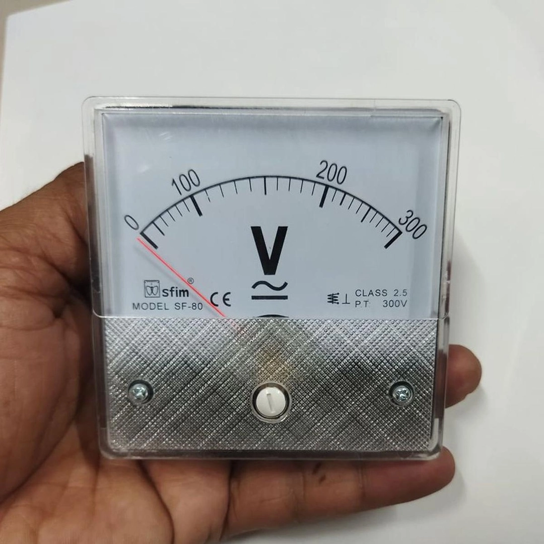 AC 300V ANALOG VOLTAGE Meter AC Analog Voltage Meter 0-300V Gauge ...