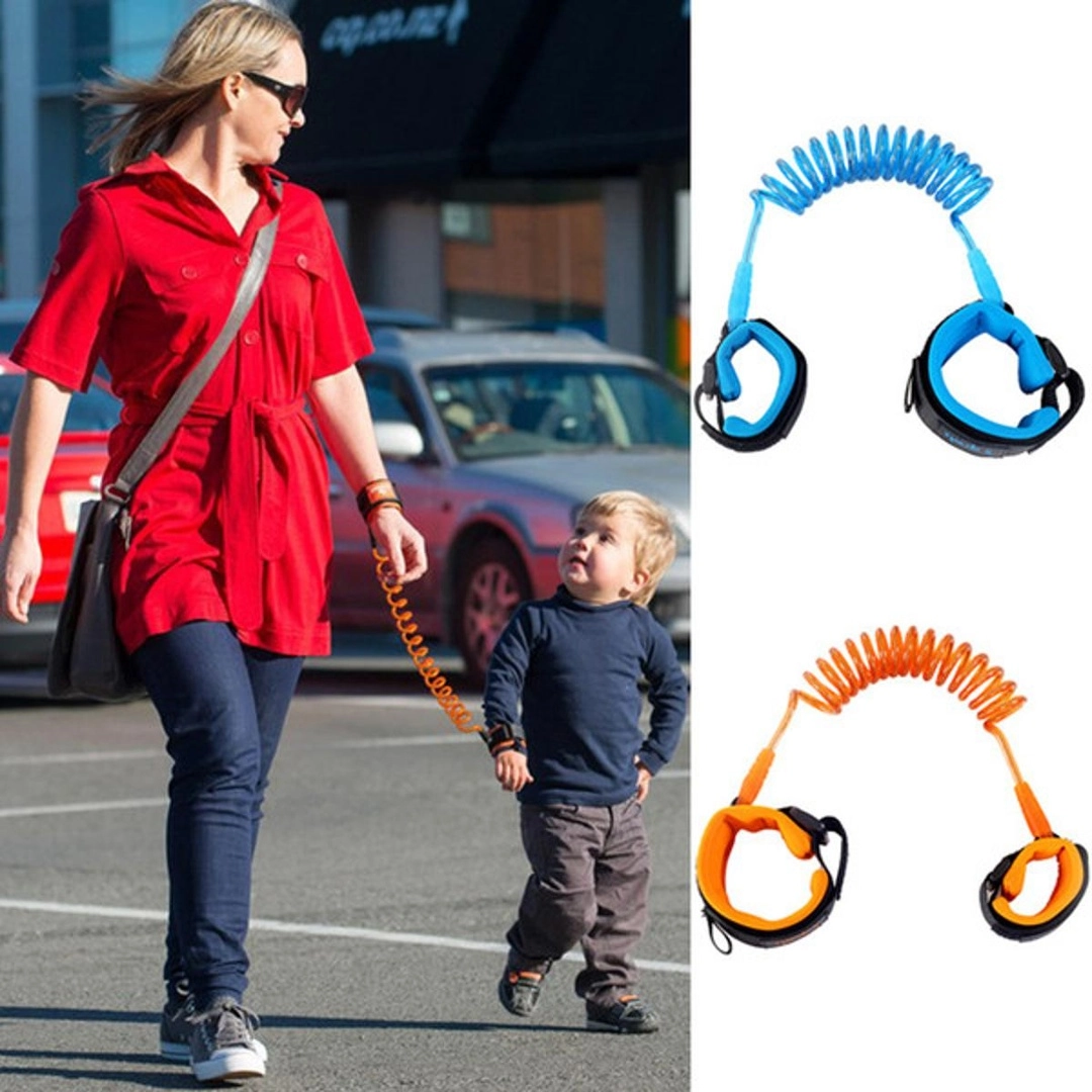 Baby Anti Lost Wrist Link Safety Harness Strap Rope Walking Hand Belt ...