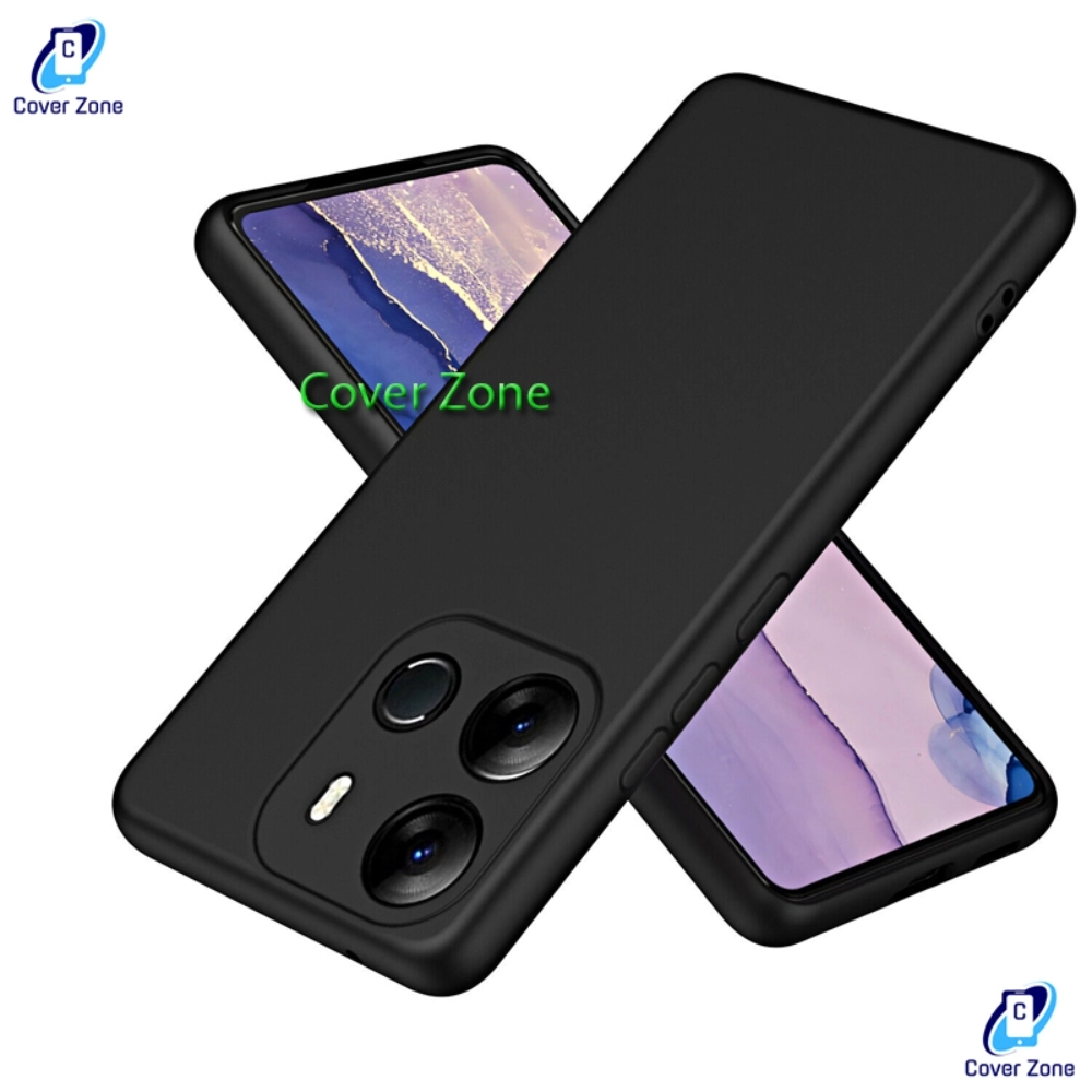 For Tecno Pop 7 Heavy Strong Liquid Silicone Soft Gel Rubber Shockproof ...