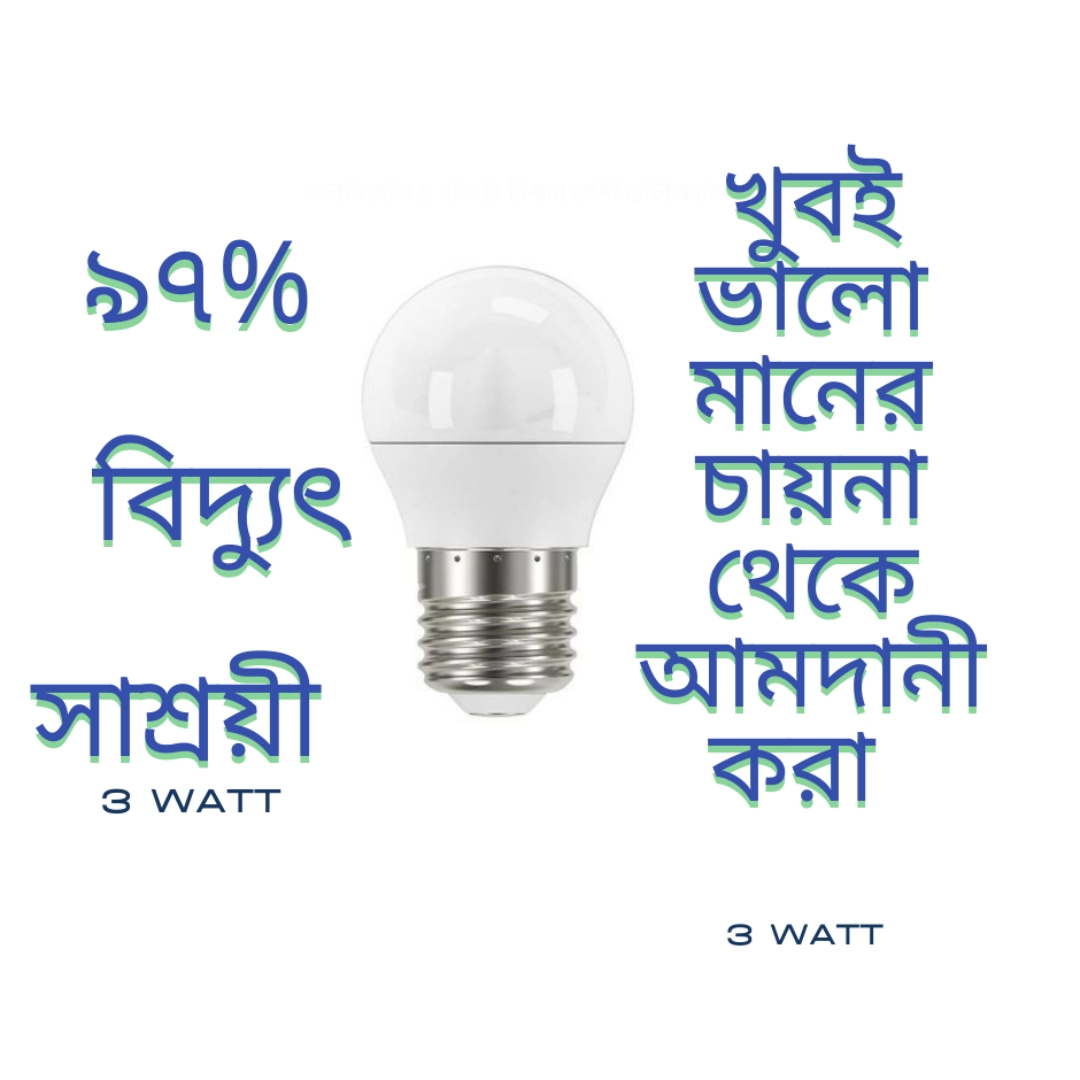 LED Bulb 3 Watt Heavy Duty -Pin Pass System Holder