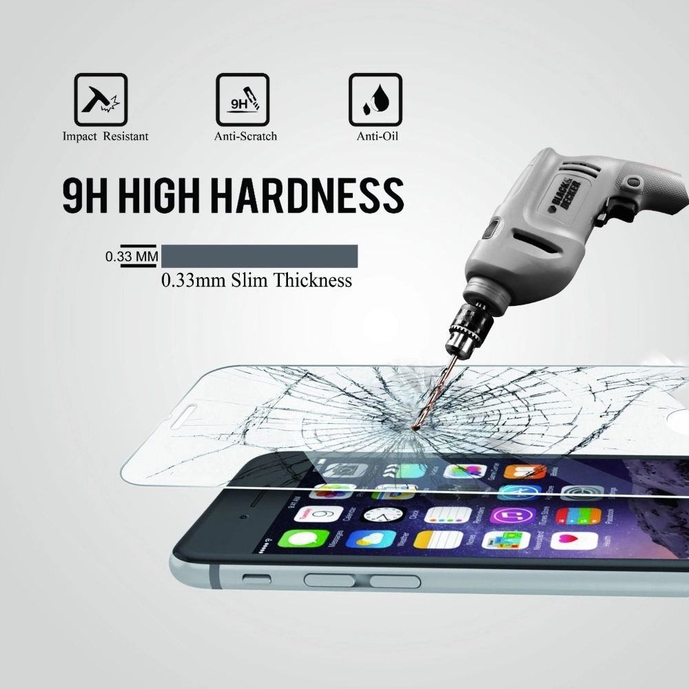 Apple iPhone 6S Plus Tempered Glass Screen Protector 2.5D - Transparent