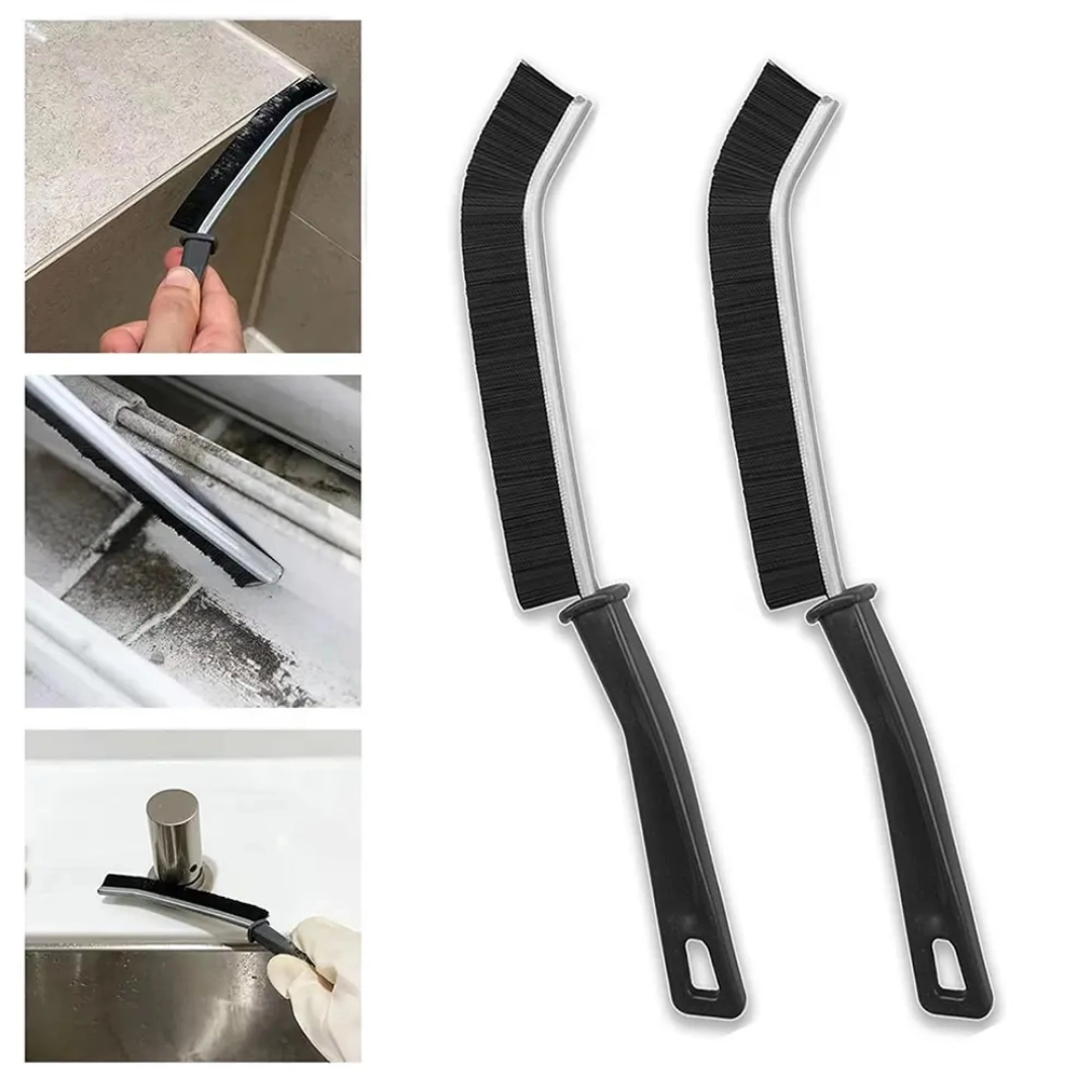 2pcs Grout Cleaning Brush Set – Durable Hard Bristle Scrubber for Tile ...