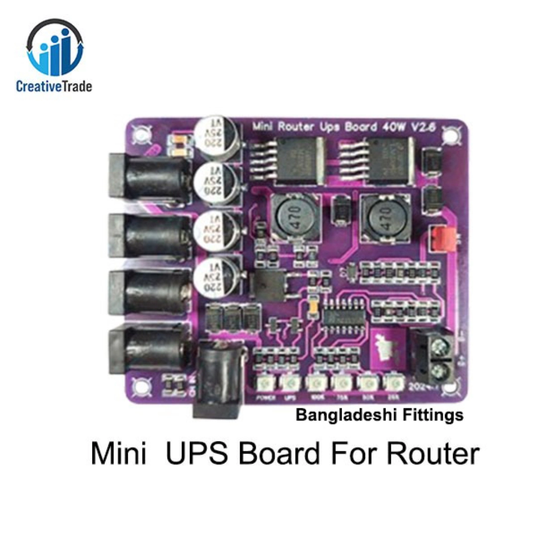 Router UPS Borad 40W V2.6 Battery Charger Board For Router and Onu