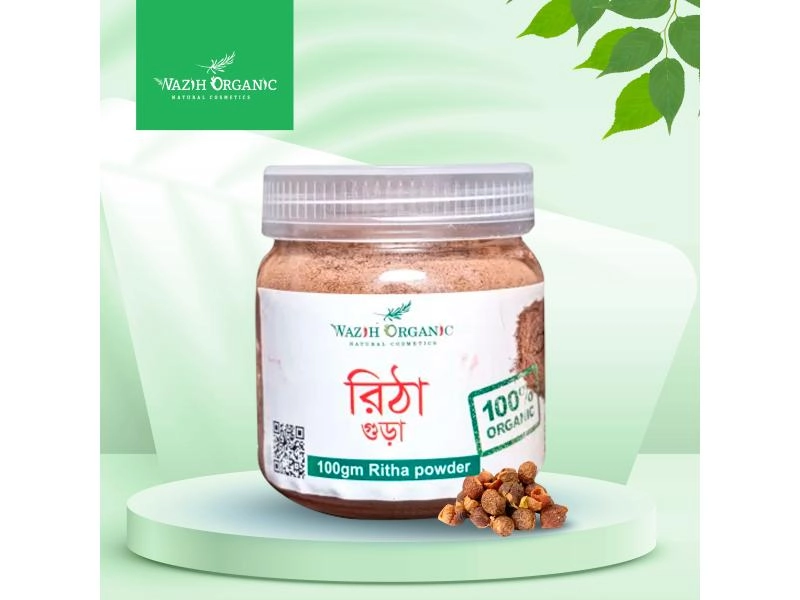 Wazih Organic Ritha Powder (Soap Nut)-100 gm