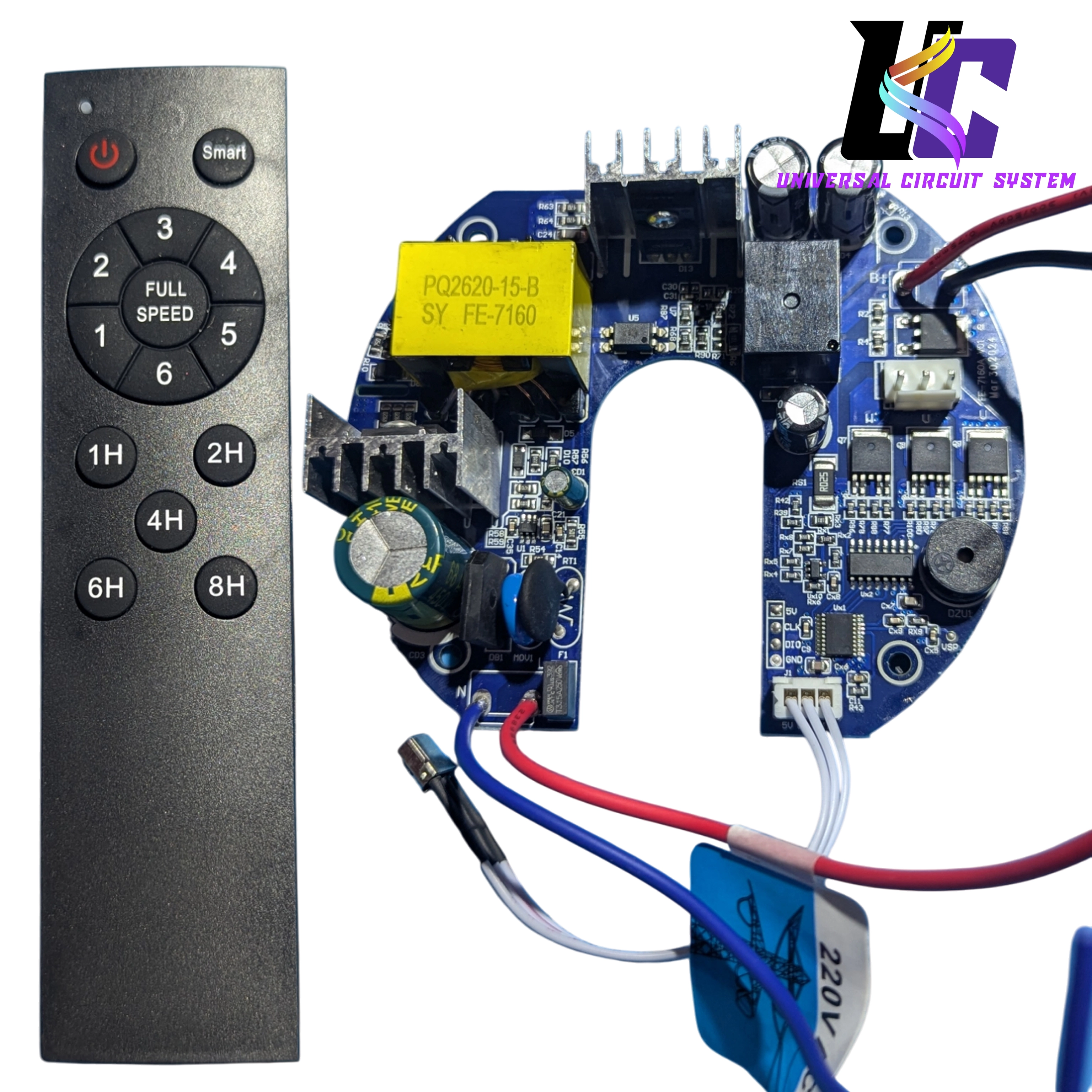 Bldc ceiling fan controller circuit with remote/bldc ceiling fan ...