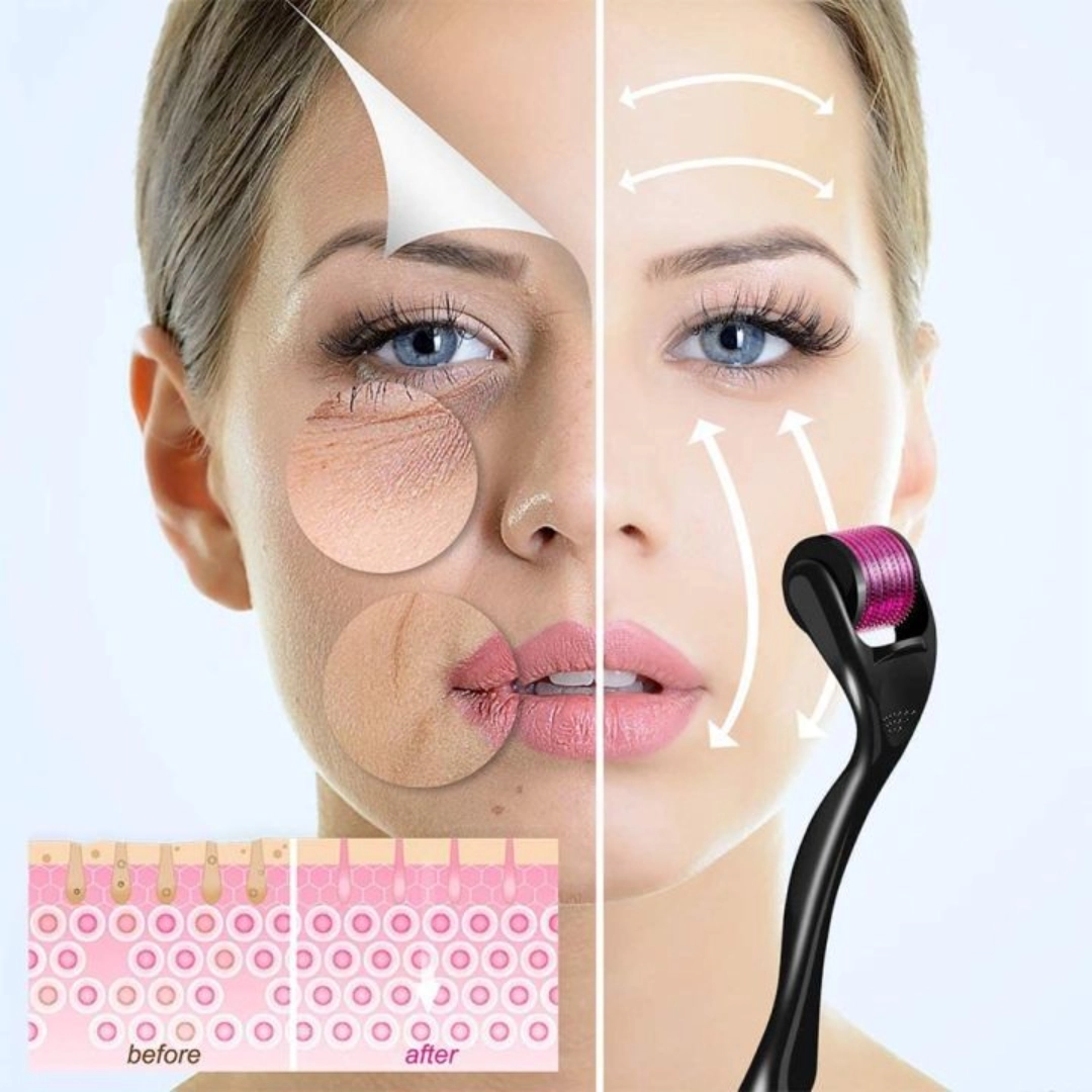 Derma Roller for Face, Beard, and Hair Growth 0.5mm