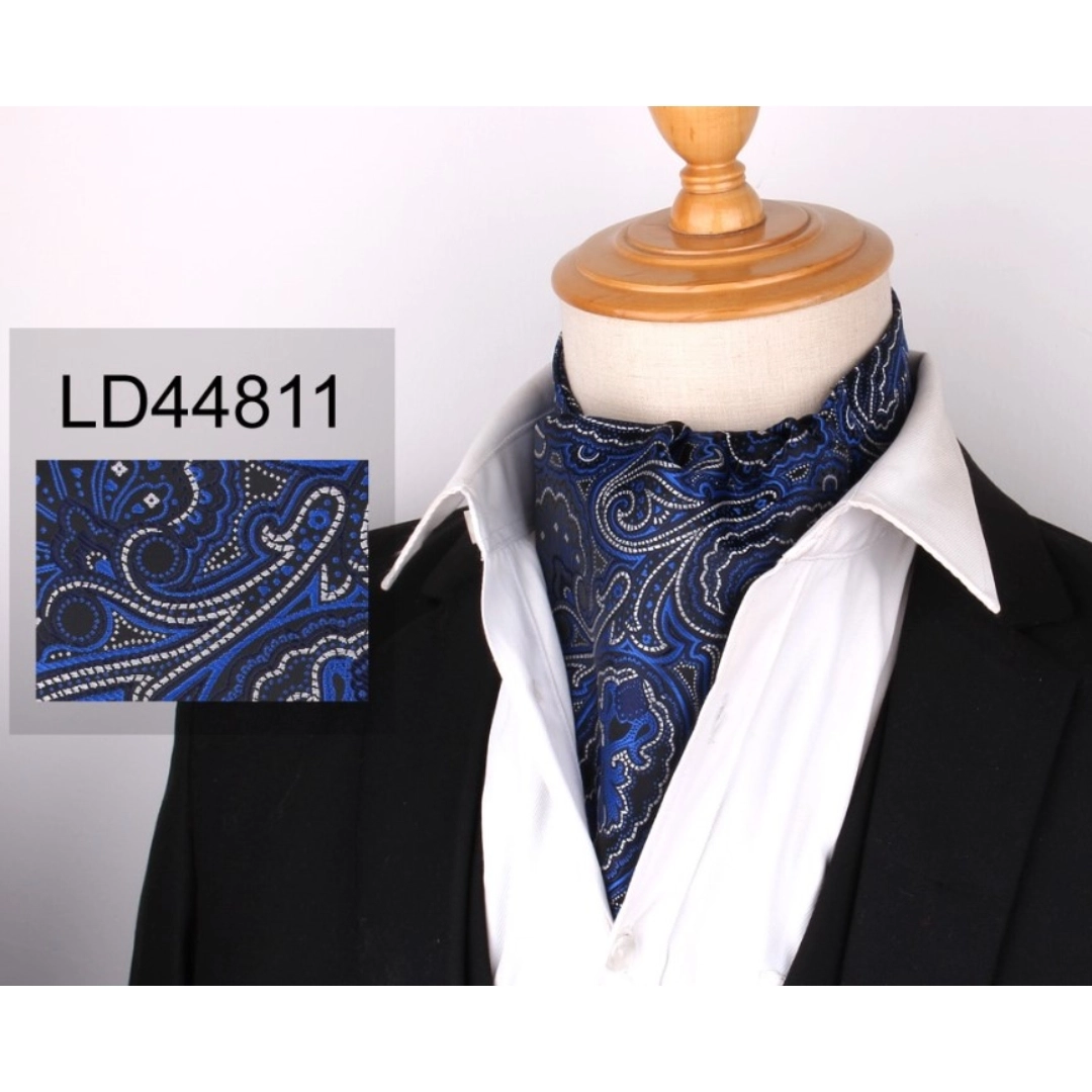 Men's Neckties Vintage Paisley Wedding Formal Cravat Silk Ascot Ties ...