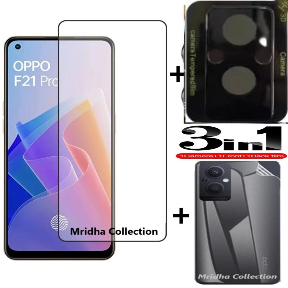 3in1 Protector Combo Pack for Oppo F21 Pro 5G (CPH2341) (Clear Screen ...