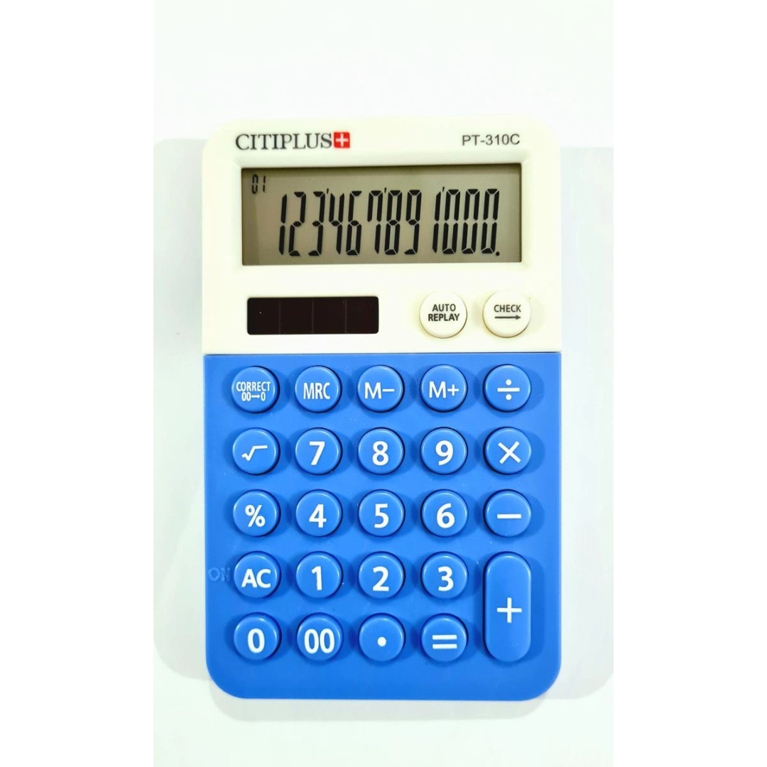 PT-310C Small 12 Digit Calculator for Students - calculator