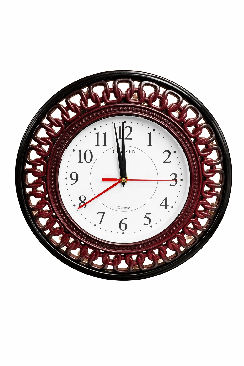 Citizen Circular Interlocking-Chain Wall Clock