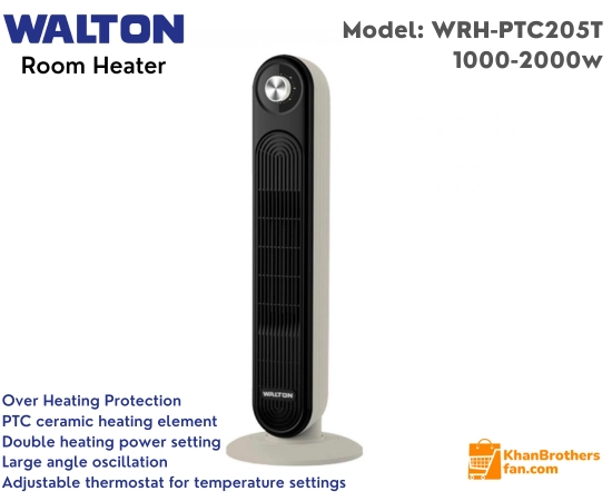 Walton Room heater, Model: WRH-PTC205T, 3ft Height, 6 month warranty ...