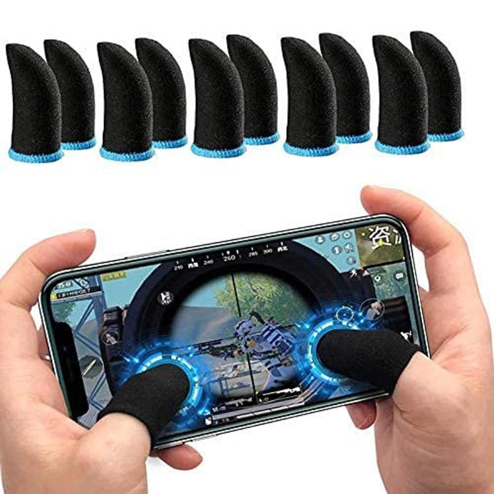 10 Pair(20 Pcs) Breathable PUBG Mobile Finger Sleeve / Sweatproof ...