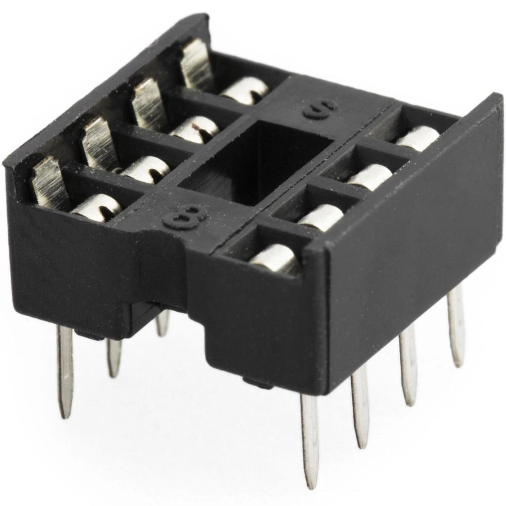 8 pin ic base/8 pin dip ic socket-5pcs