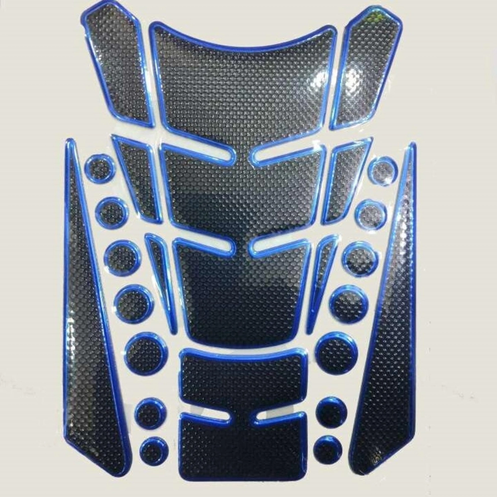 3D UNIVERSAL Carbon Fiber Tank Pad Protector Sticker For Motorcycle ...